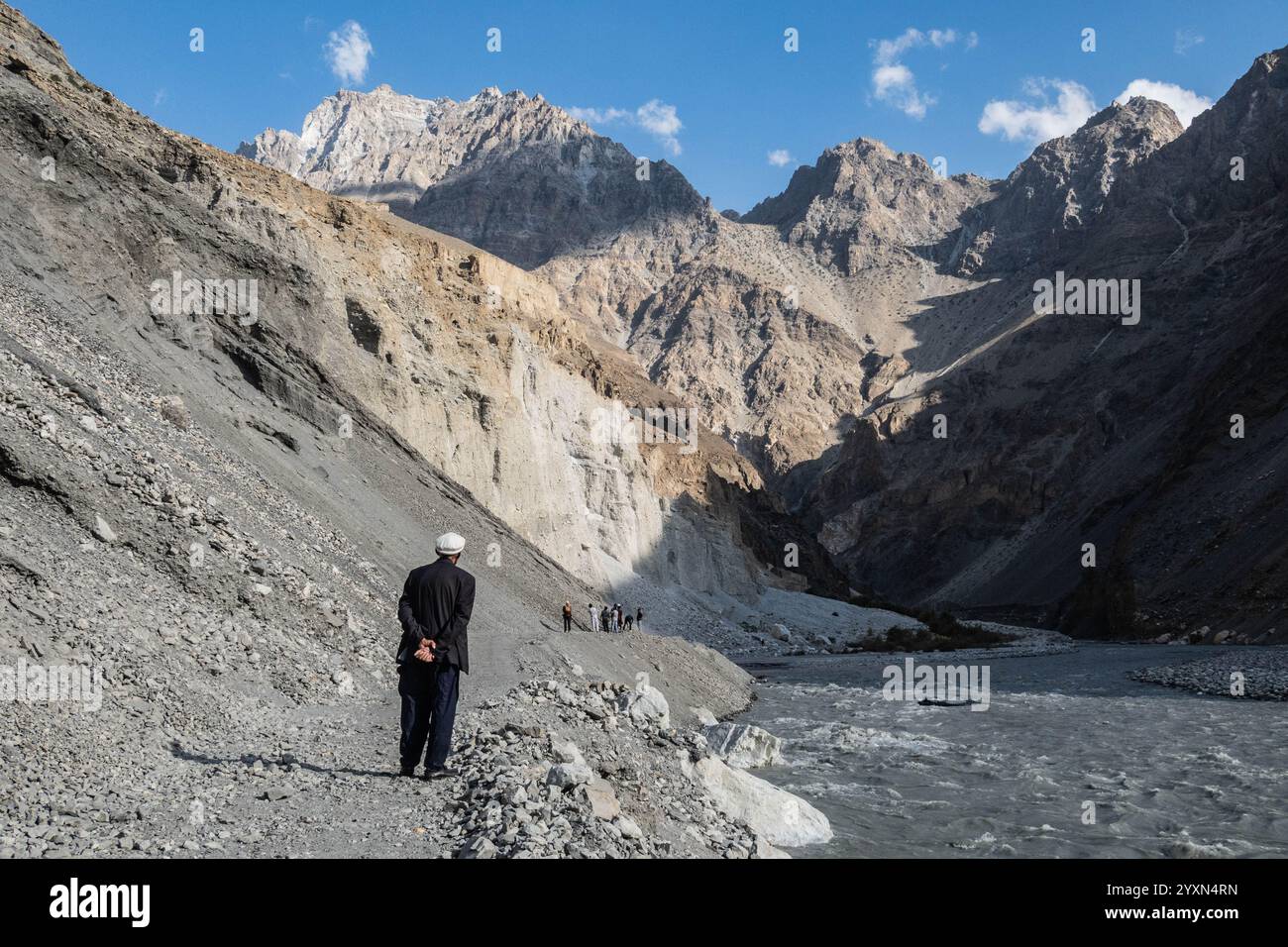 Landslide on the Shimshal Road, "most dangerous road in the world ...