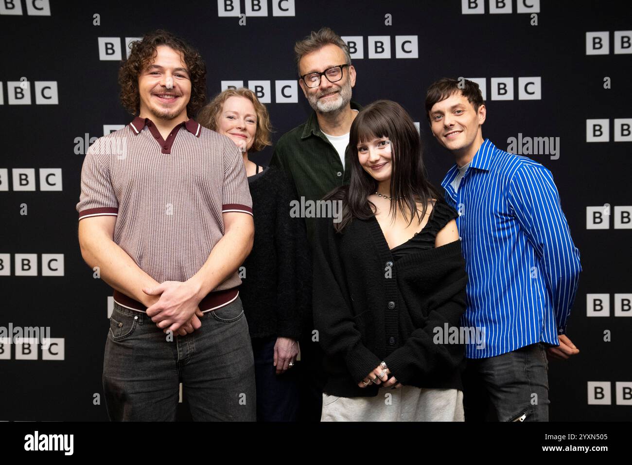 (left to right) Daniel Roche, Claire Skinner, Hugh Dennis, Ramona ...