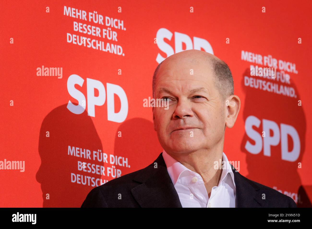 Olaf Scholz SPD, Bundeskanzler, aufgenommen bei der Vorstellung des ...