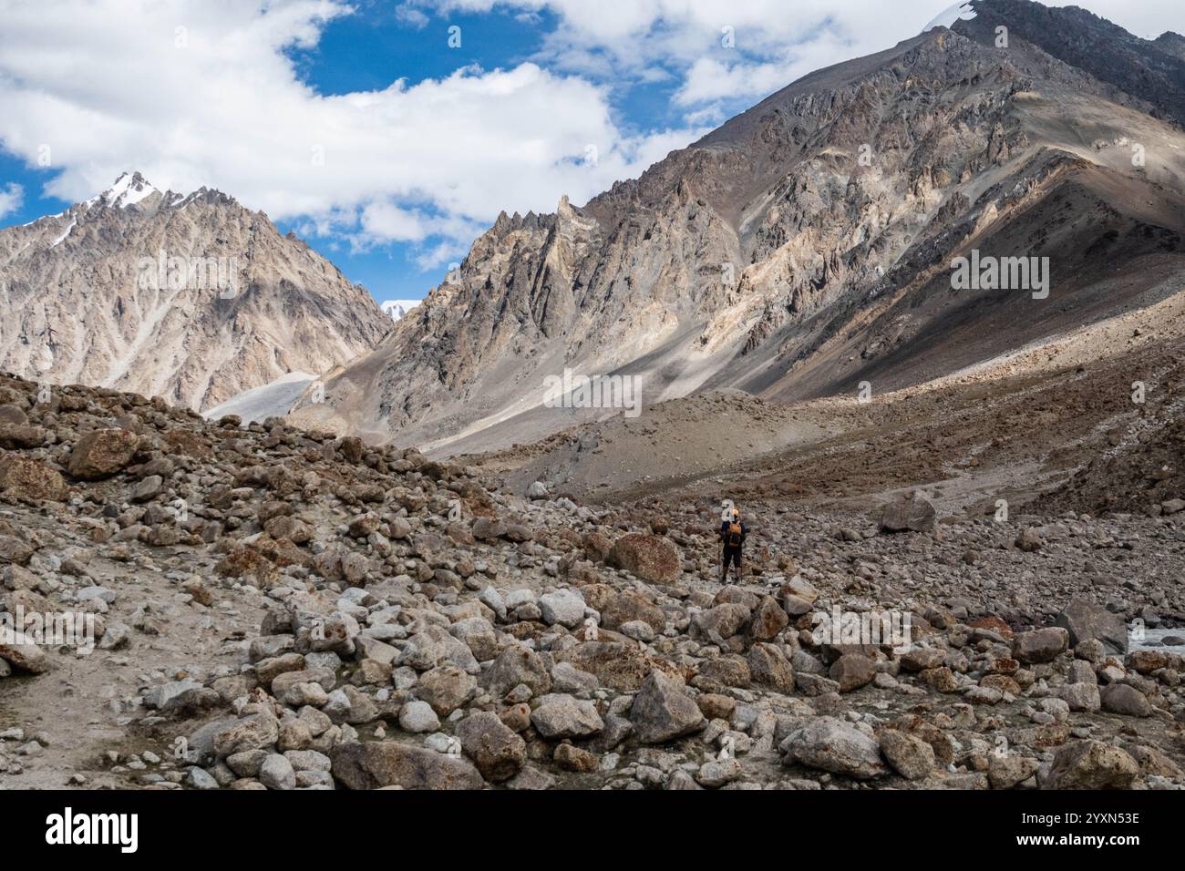 Trekking to Shimshal Pass, Shimshal, Gojal, Pakistan Stock Photo - Alamy