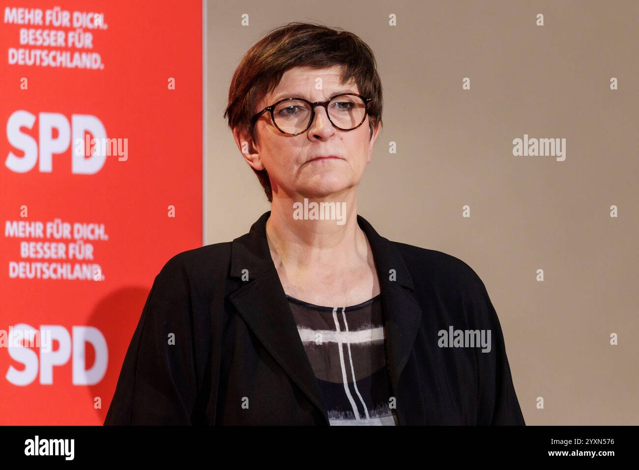 Saskia Esken, Bundesvorsitzender der SPD, aufgenommen bei der ...