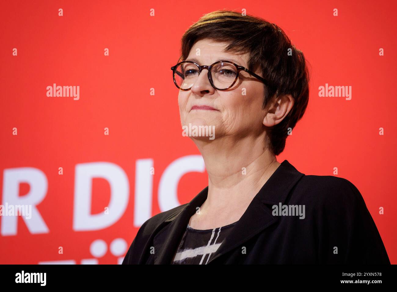 Saskia Esken, Bundesvorsitzender der SPD, aufgenommen bei der ...