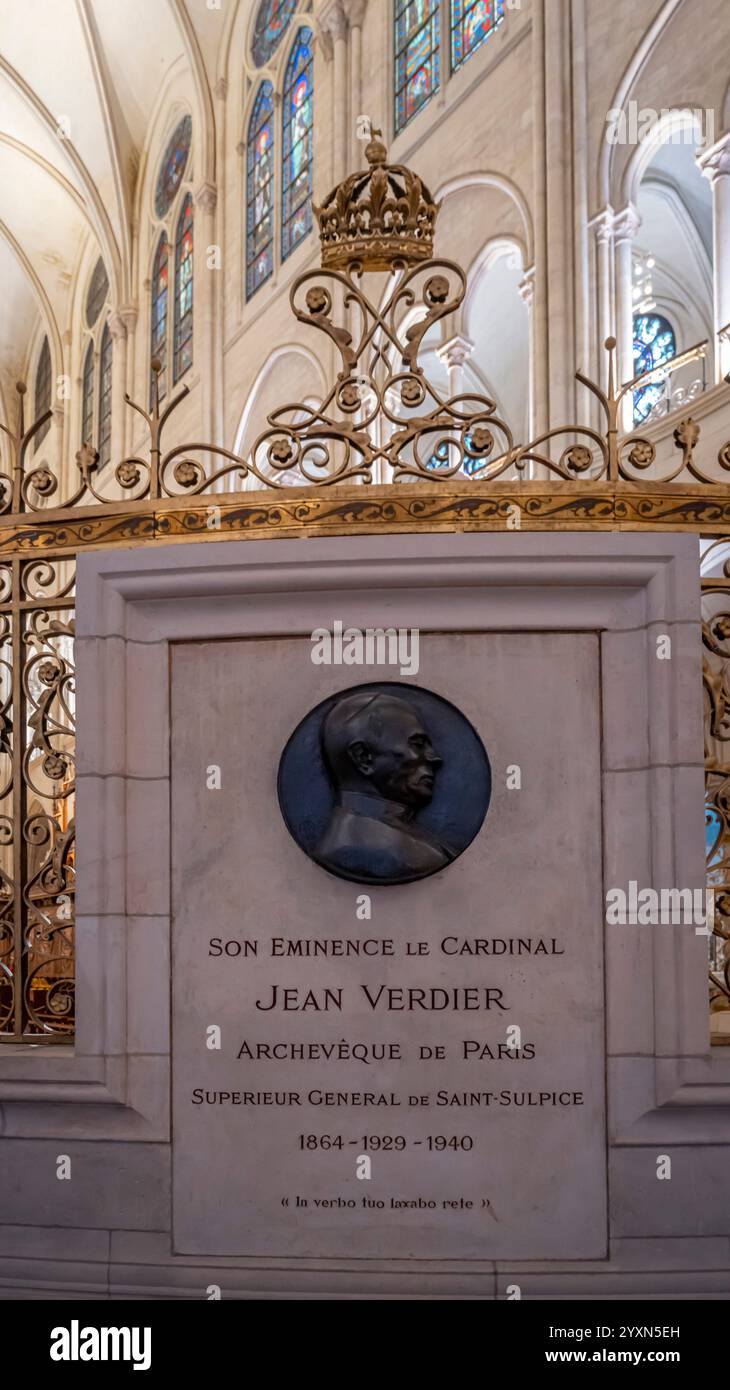Paris, France - 12 16 2024: Notre Dame de Paris. View detail of the ...