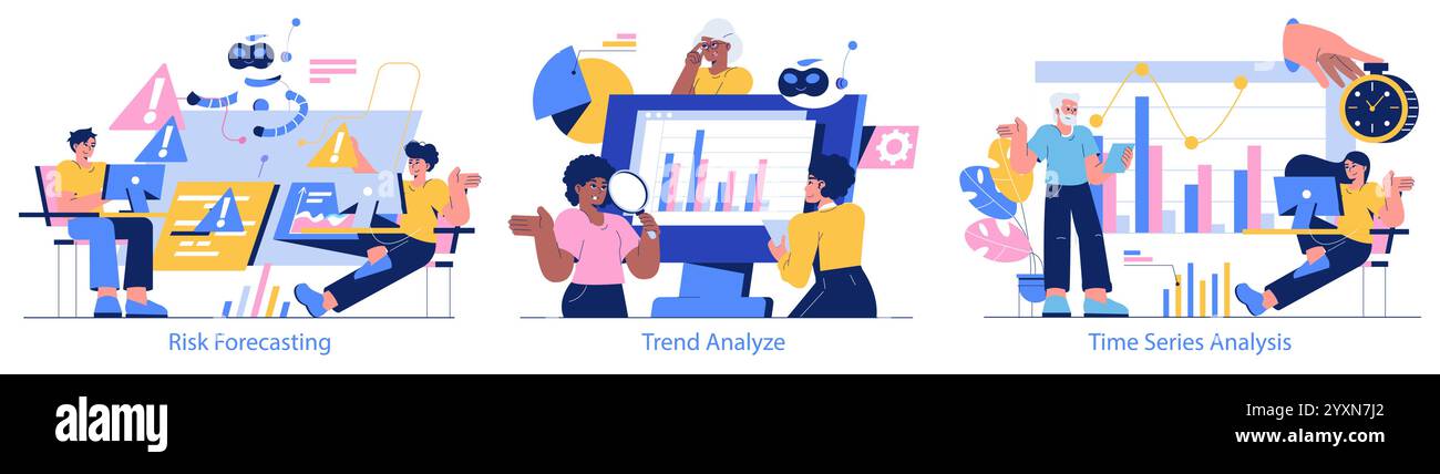 Forecasting Set Professionals And Ai Engaging In Risk Trend And Time