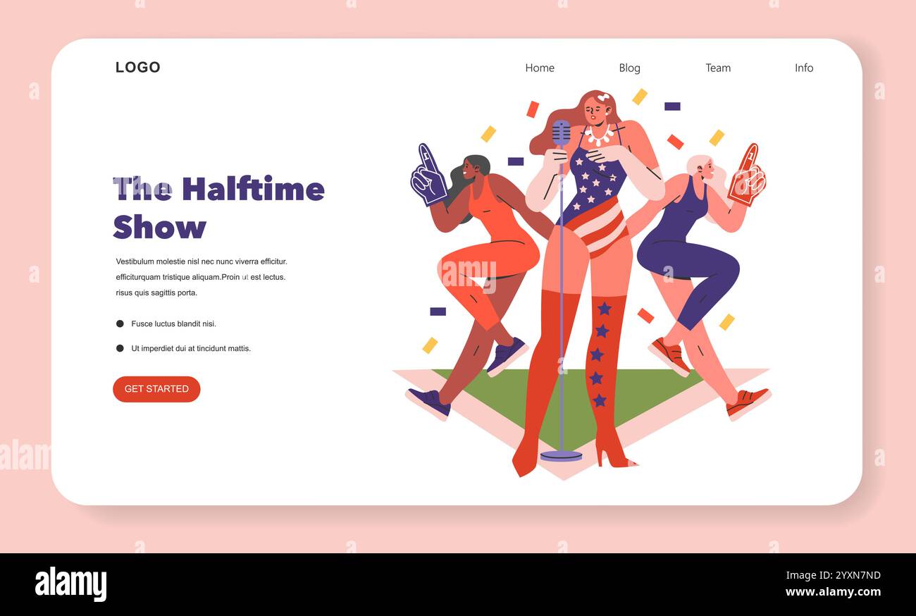 Super bowl halftime show Stock Vector Images - Alamy