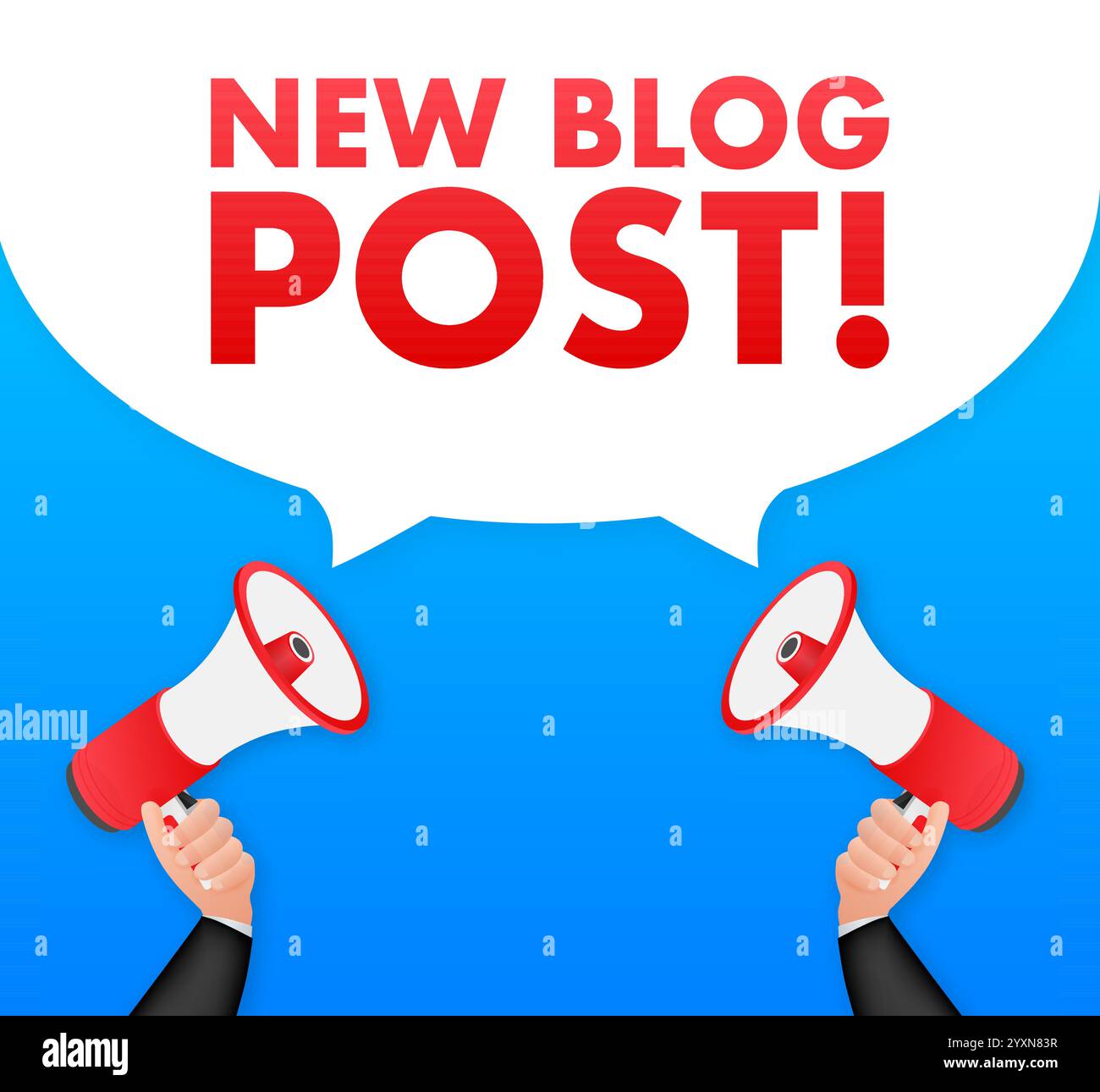 Social media influencer announcing hi-res stock photography and images ...