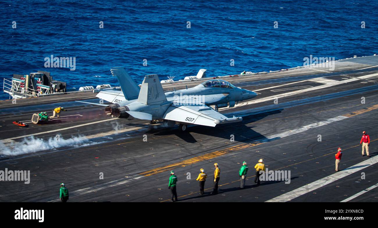 241216-N-AC395-1581 PHILIPPINE SEA (Dec. 16, 2024) An EA-18G Growler ...
