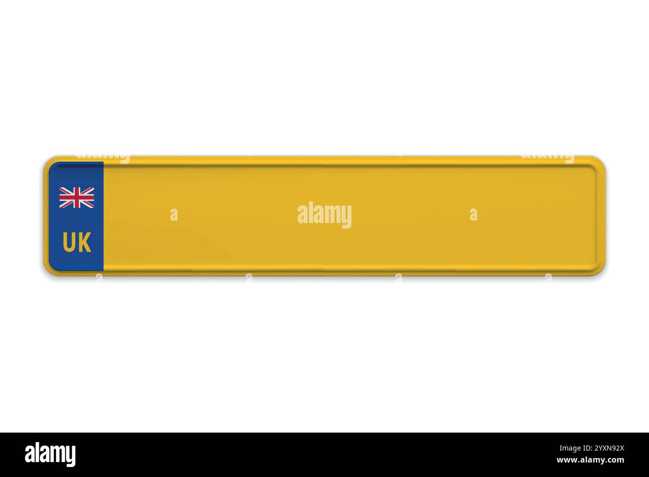 Car number plate of United Kingdom. Vehicle registration license of ...