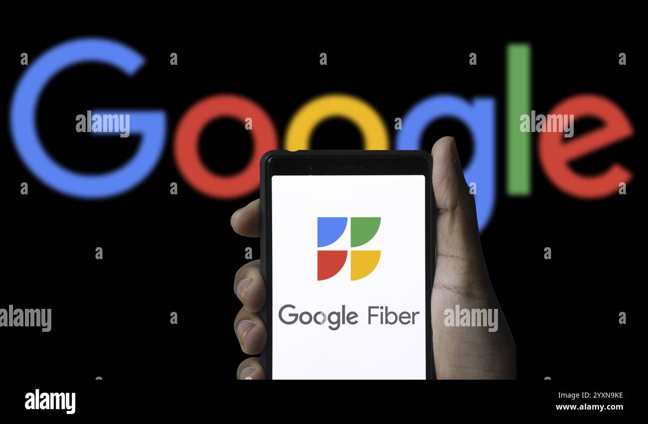 Google fiber fiber hi-res stock photography and images - Alamy