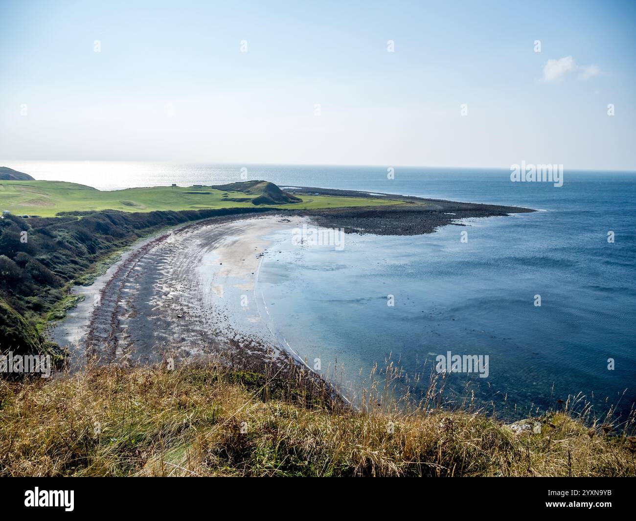 Beach monreith bay hi-res stock photography and images - Alamy