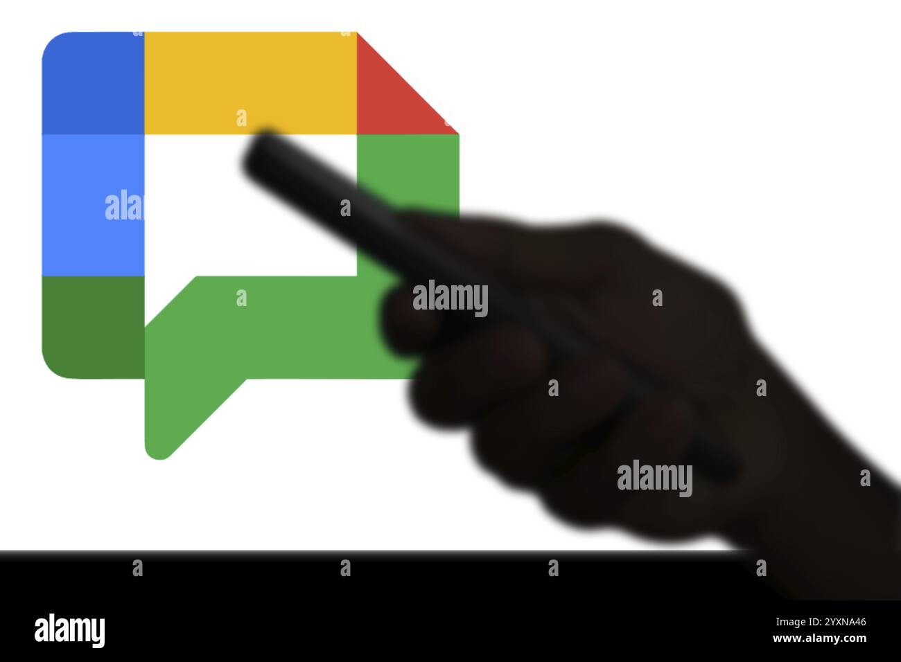 Google Chat Icon Logo on smartphone Stock Photo - Alamy