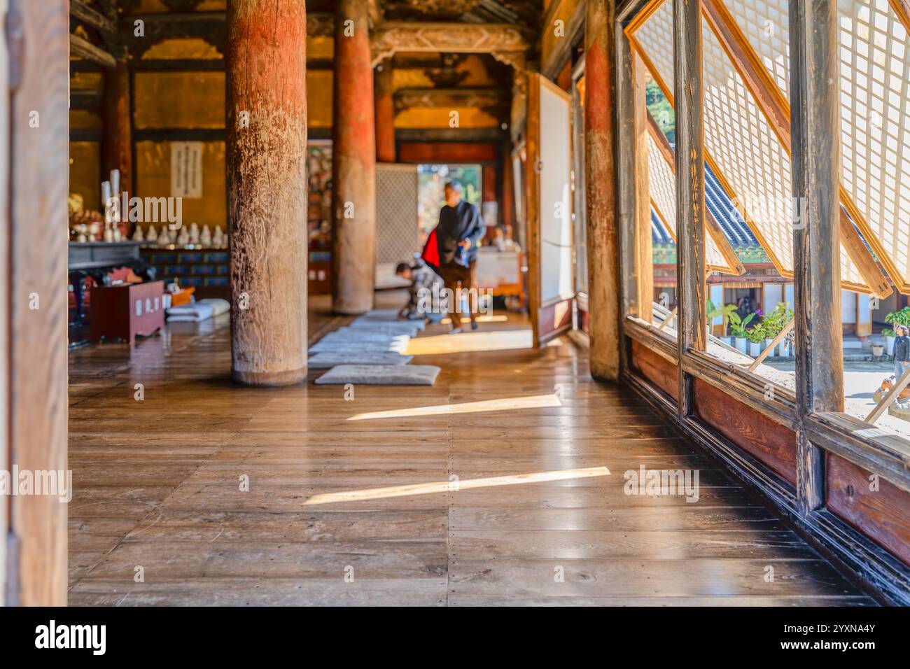 The Daeungjeon Hall of Sudeoksa Temple, a historic Buddhist hall in ...