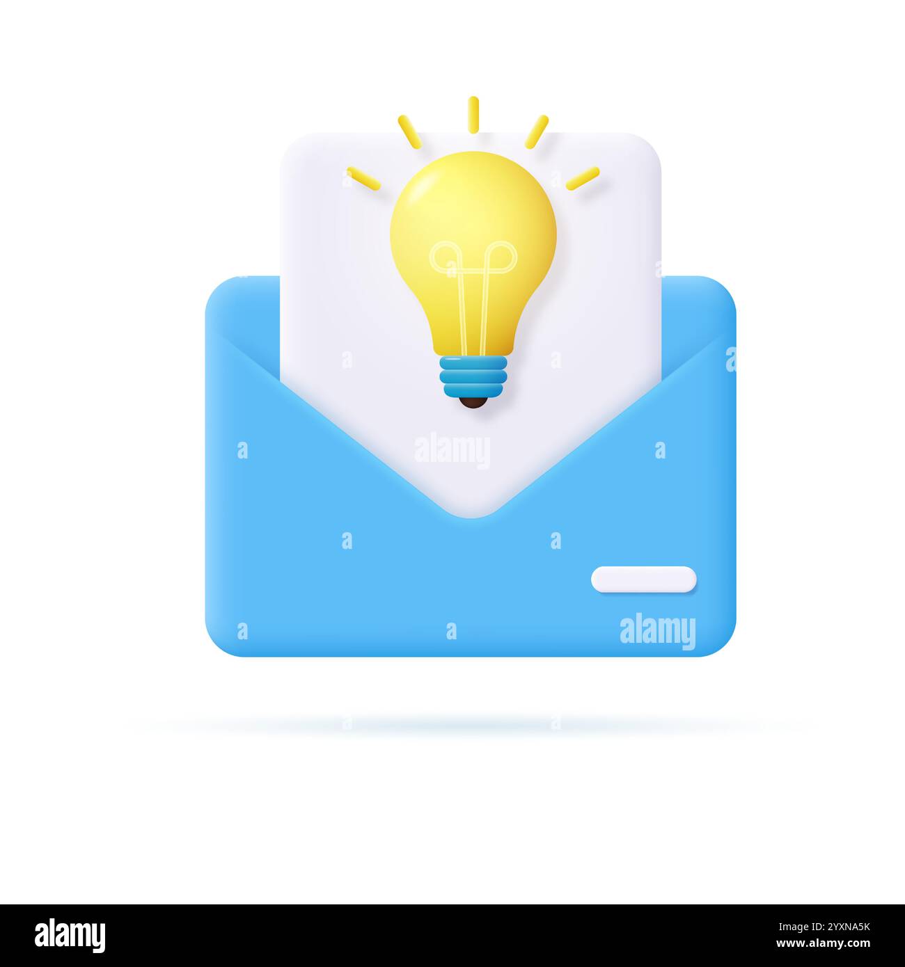 Concept of sharing creative ideas, stories, education. Open postal ...