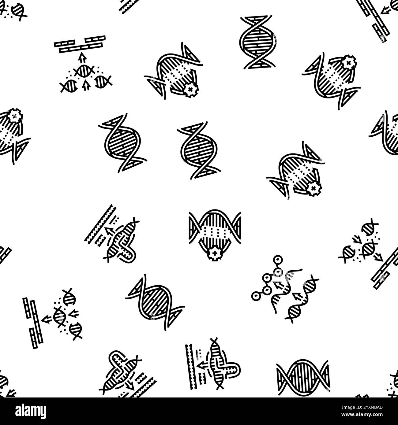 cryptogenetics dna gene helix seamless pattern vector Stock Vector ... cryptogenetics dna gene helix seamless pattern vector Stock Vector ...