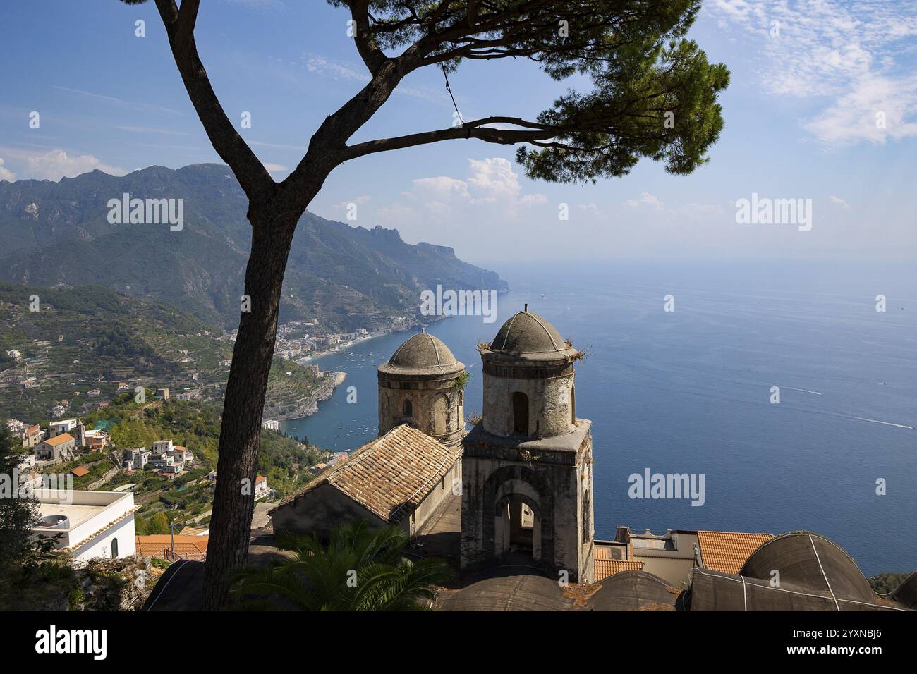 Mediterranean sea, Amalfi coast, Ravello, Italy, Europe Stock Photo - Alamy