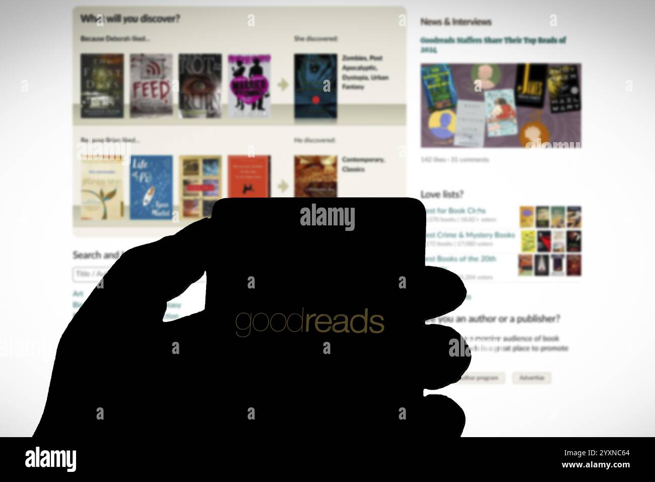 Dhaka, Bangladesh 13 December 2024:GoodReads Logo on smartphone Stock ...