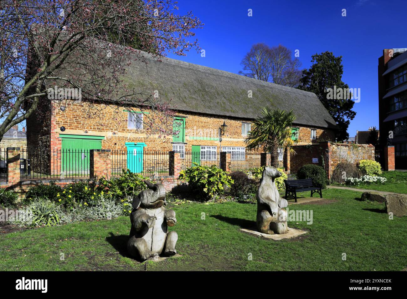 The Tithe Barn in Croyland Park, Wellingborough town, Northamptonshire ...
