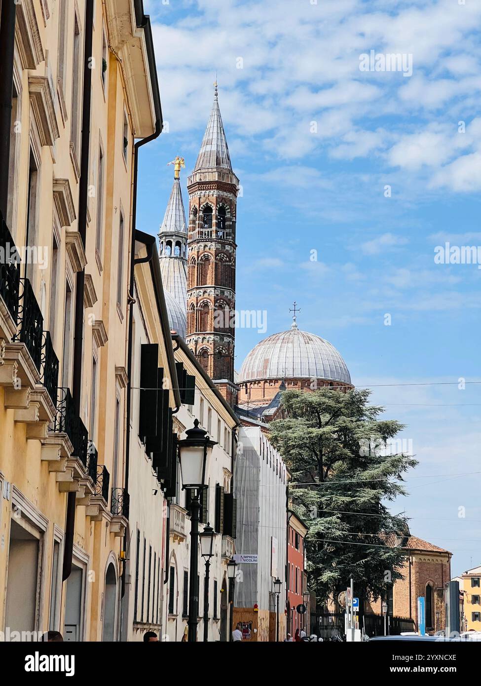 A beautiful street scene featuring historic architecture and prominent ...