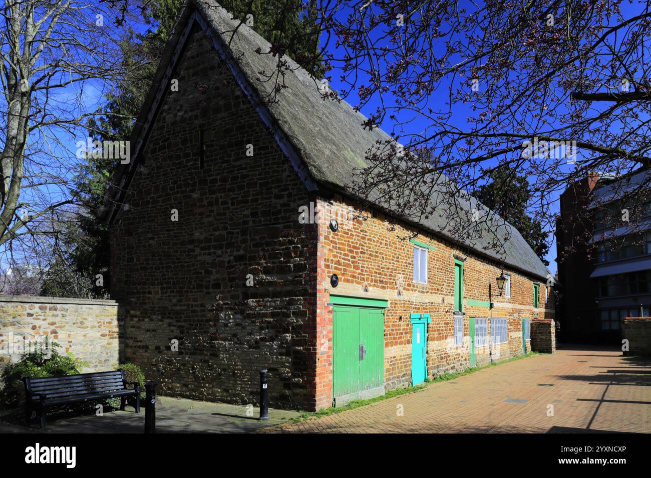 The Tithe Barn in Croyland Park, Wellingborough town, Northamptonshire ...