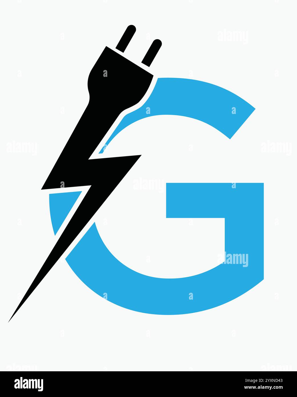 Initial g leaf logo hi-res stock photography and images - Alamy
