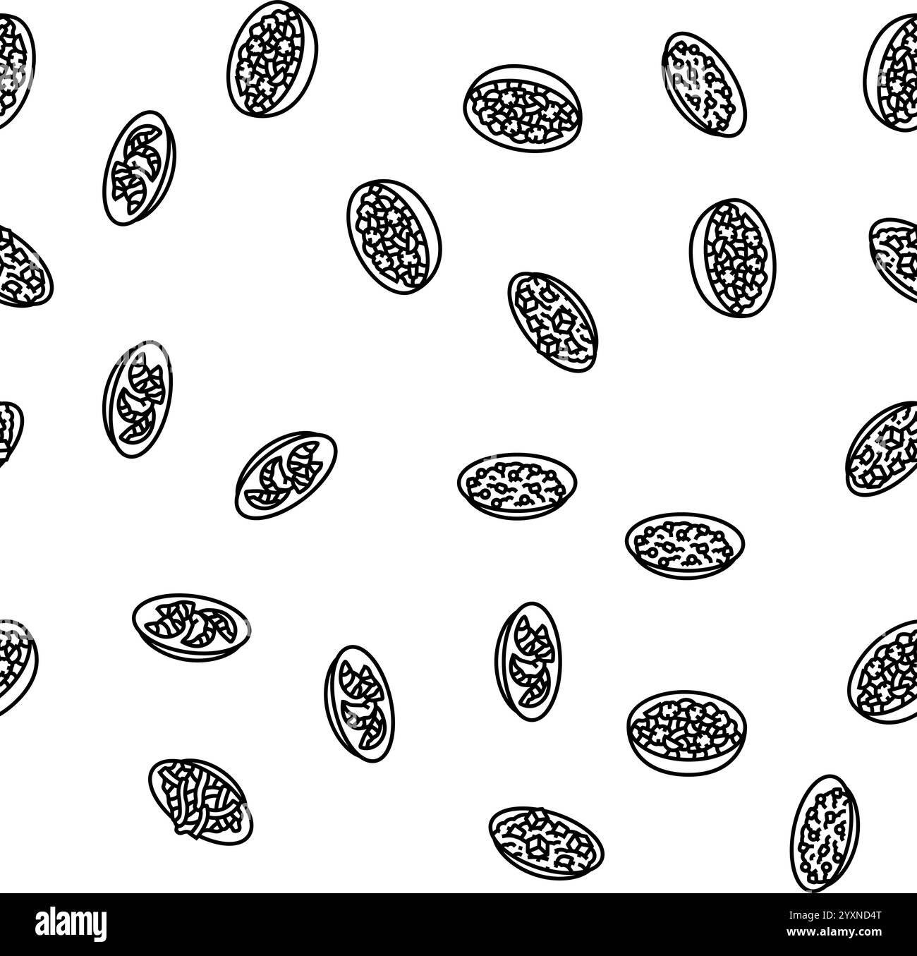 chinese cuisine food dish asian seamless pattern vector Stock Vector ...