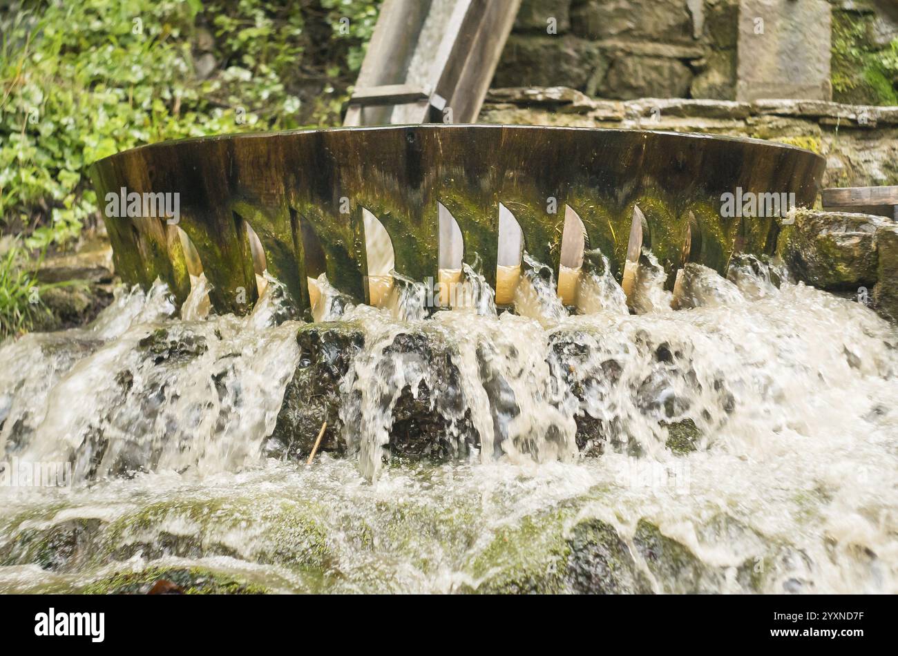 Washing machine. Old laundry. laundry. Wash house. I wash with running ...