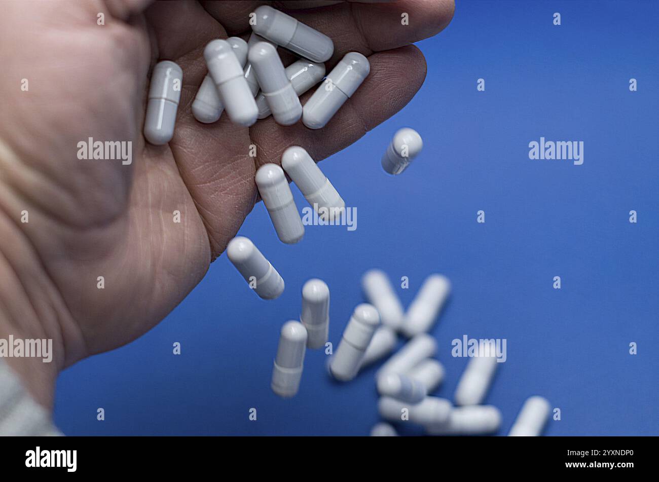 Life without drugs and dependence on capsules of antibiotic, medicine ...