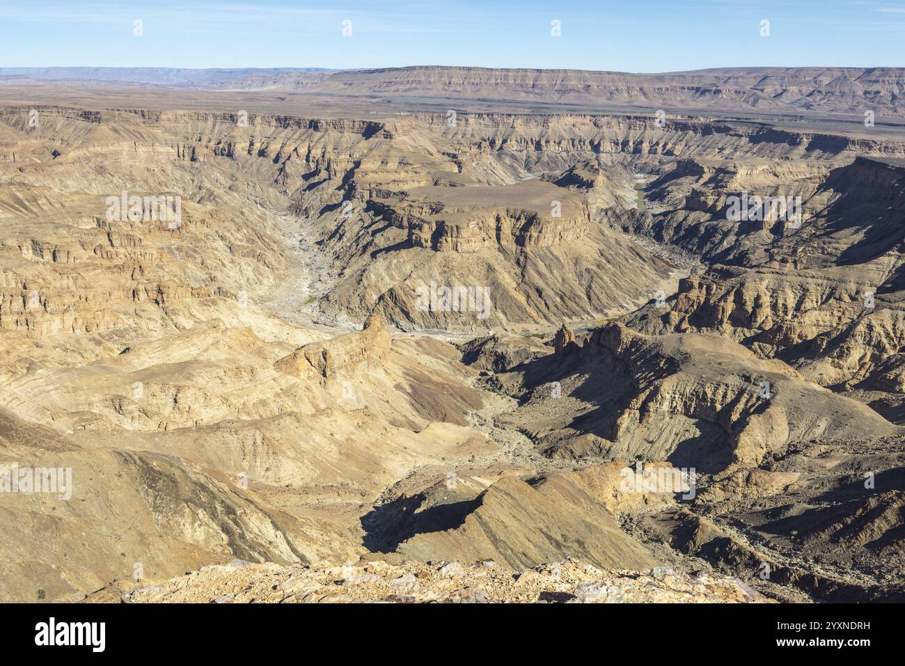 Fish River Canyon, river dried up, viewpoint, Namibia, Africa Stock ...