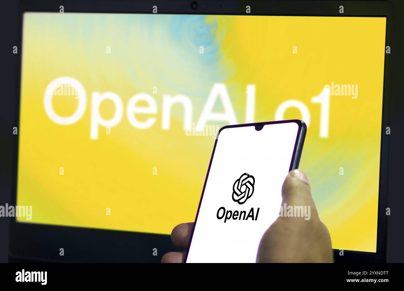 OpenAI o1 logo is displayed on smartphone Stock Photo - Alamy