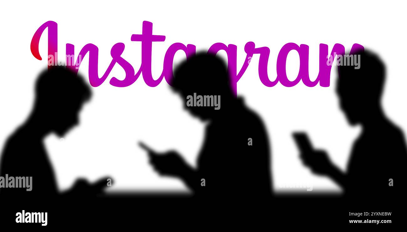 Instagram application. Instagram is largest and most popular photograph ...