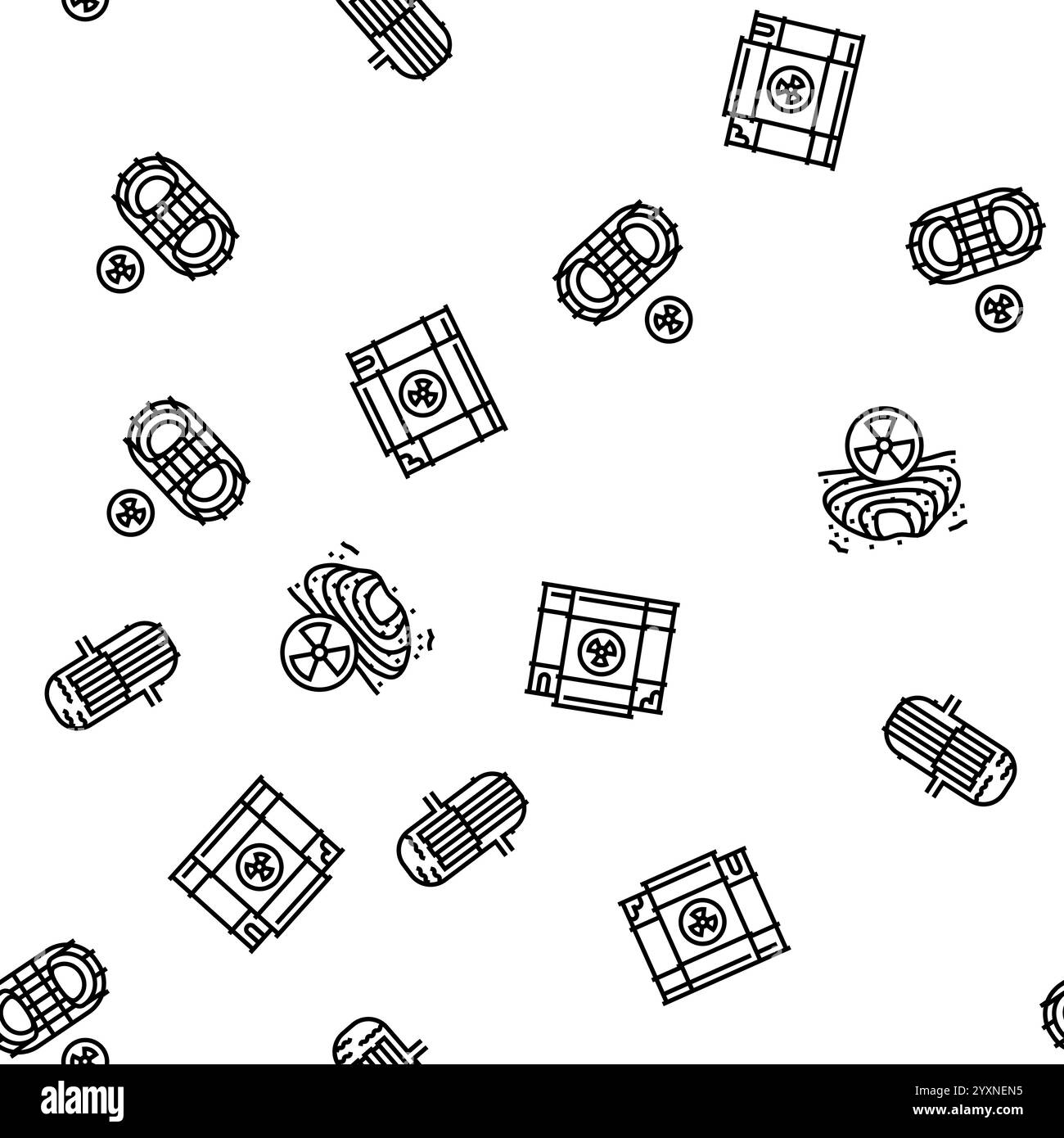 nuclear energy power plant seamless pattern vector Stock Vector Image & Art - Alamy