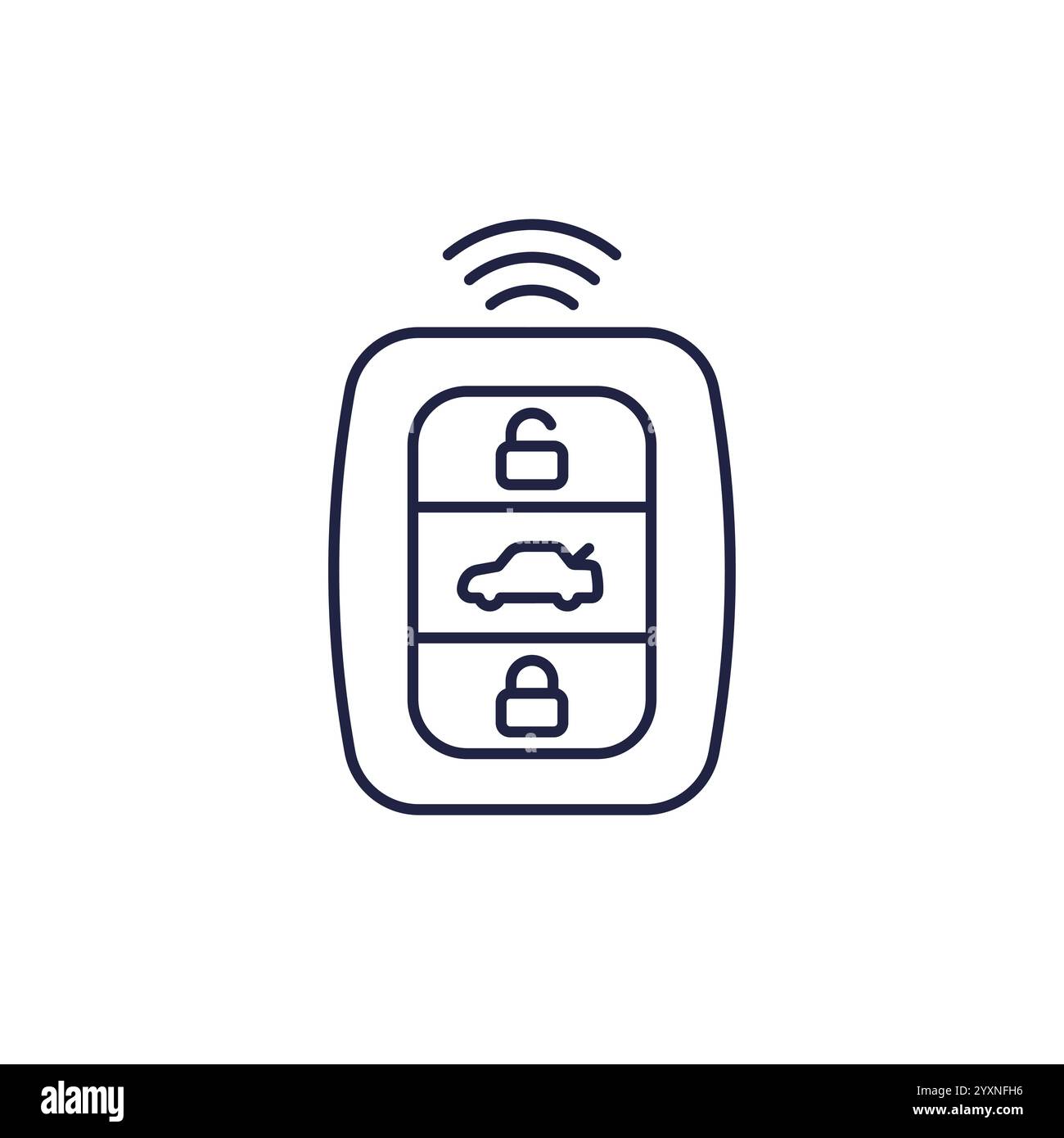 Smart key car key Stock Vector Images - Alamy