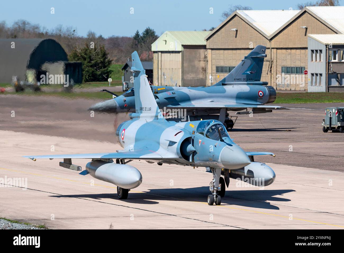 French Air Force Mirage 2000-5F taxiing at Luxeuil-Saint Sauveur Air ...