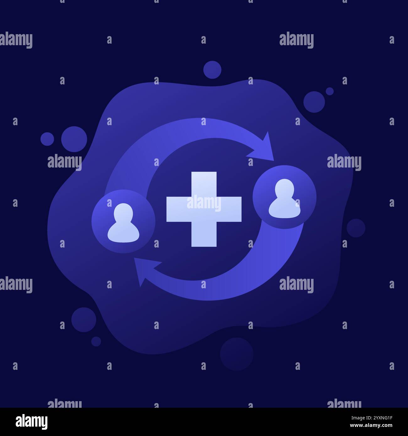 Medical referrals icon, vector design Stock Vector Image & Art - Alamy