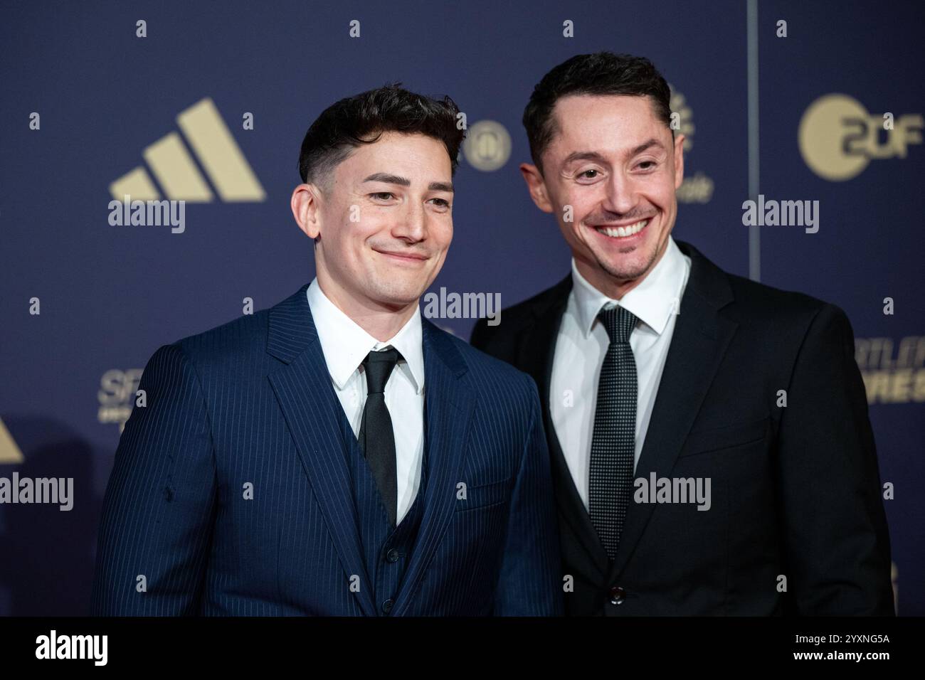 Marcel Nguyen, Andreas Toba (Turnen) auf dem roten Teppich, GER ...