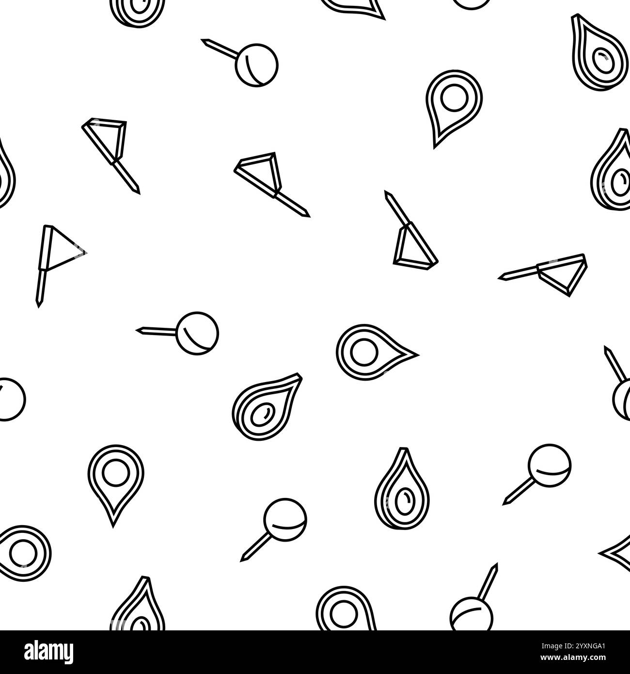 location pin map point seamless pattern vector Stock Vector Image & Art ...