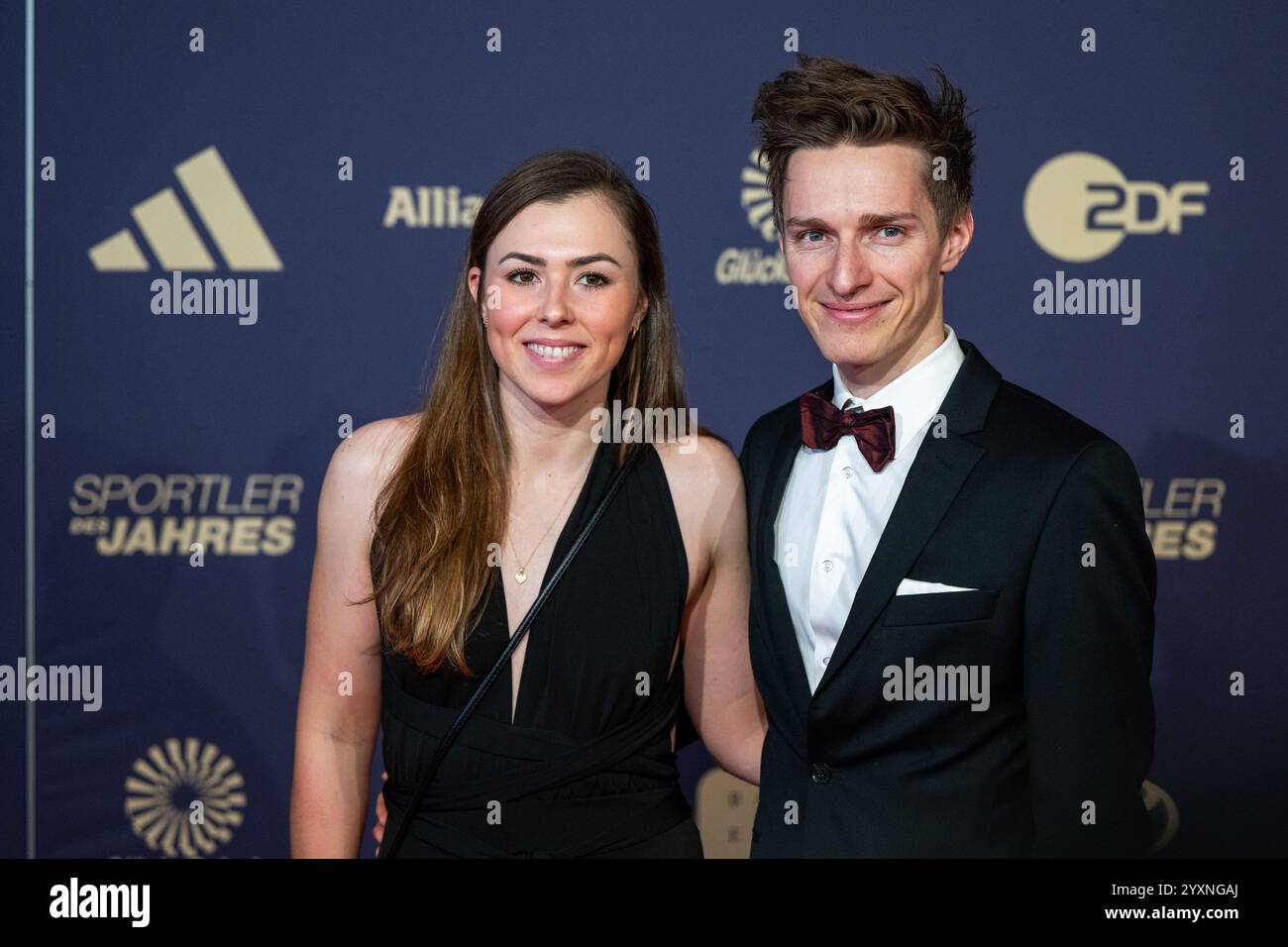 Lisa Klein (Radsportlerin) mit Manuel Faißt (Nordische Kombination) auf ...