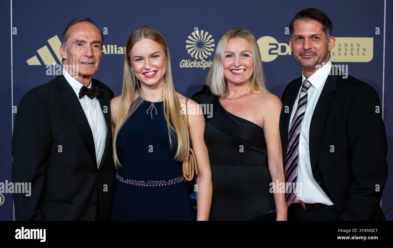 Eberhard Gienger (Turner, CDU Politiker, links), Sophia Gienger ...