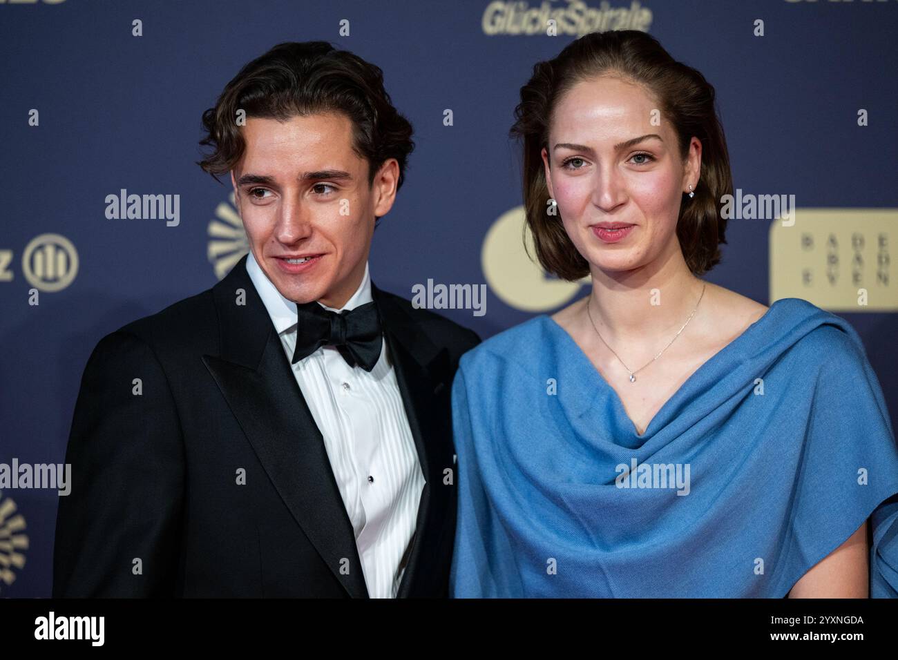 Anna Janssen (Sportschuetzin) mit Begleitung auf dem roten Teppich, GER ...