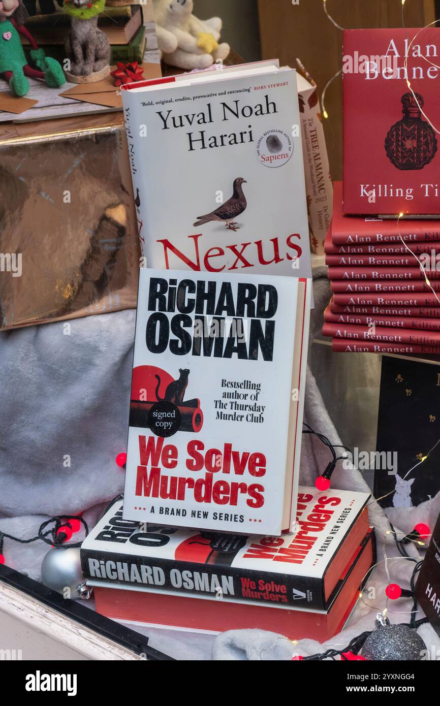 The Richard Osman book We solve Murders in a frome bookshop window ...
