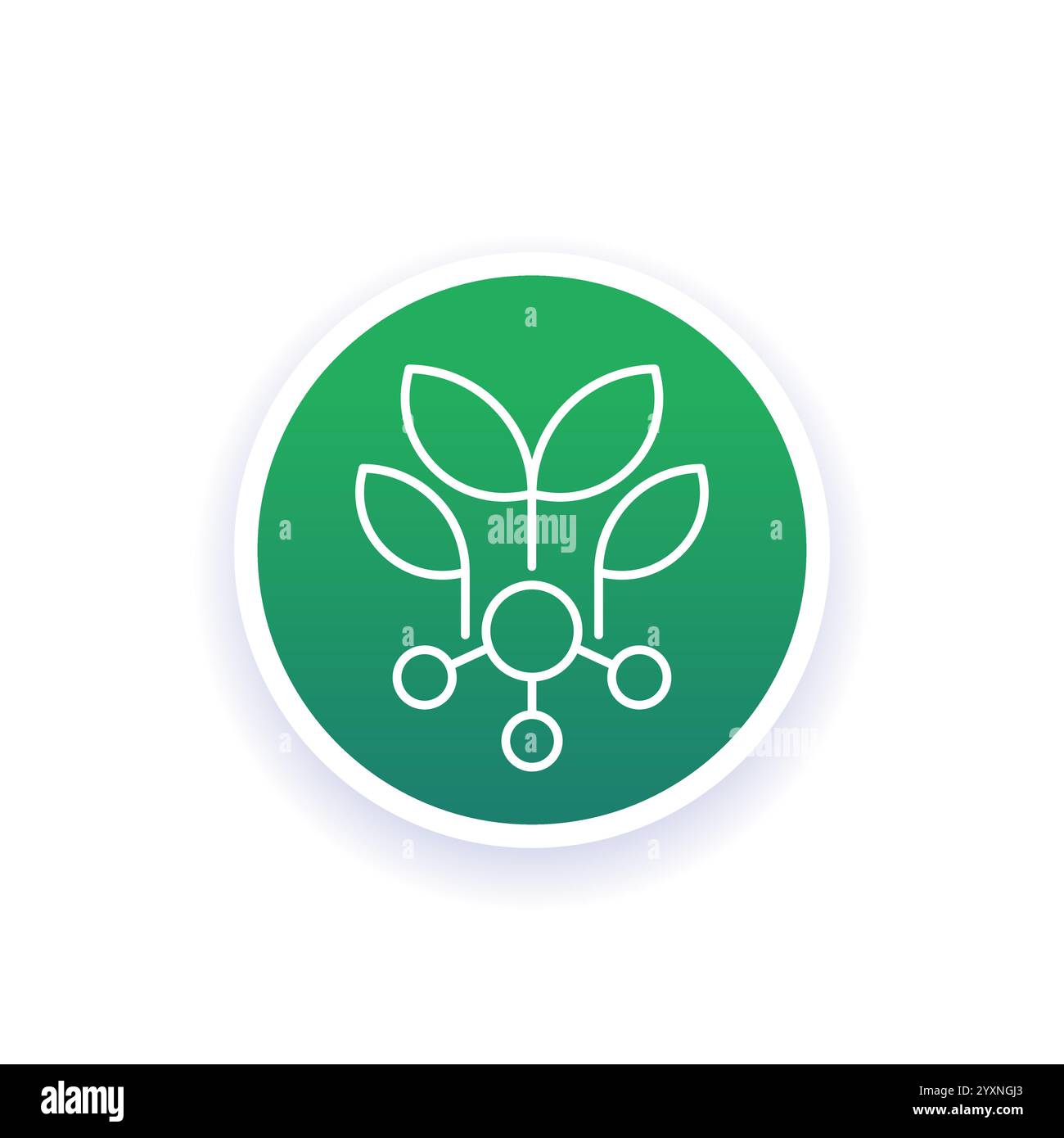 plant-based nutrient icon in line design Stock Vector Image & Art - Alamy