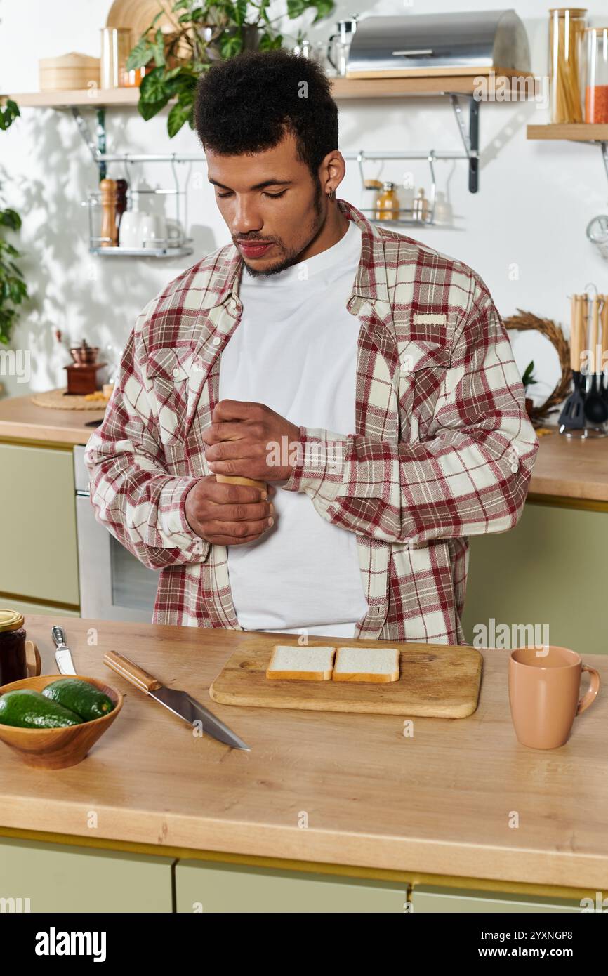 Young man assembling kitchen hi-res stock photography and images - Alamy