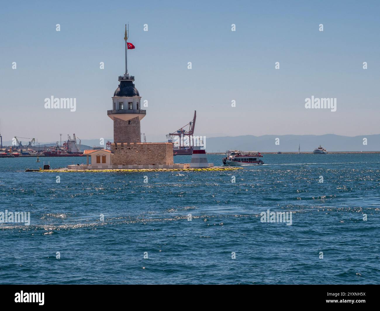 Maiden Tower in Istanbul - one of the most famous landmarks of the City ...