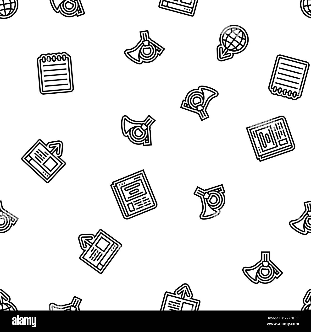 download file computer data vector seamless pattern thin line ...