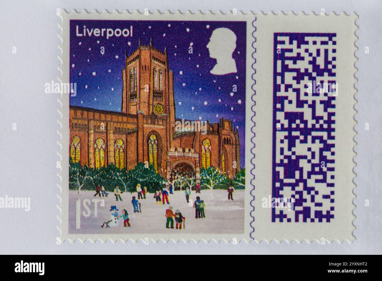 Barcode on mail envelope hi-res stock photography and images - Alamy