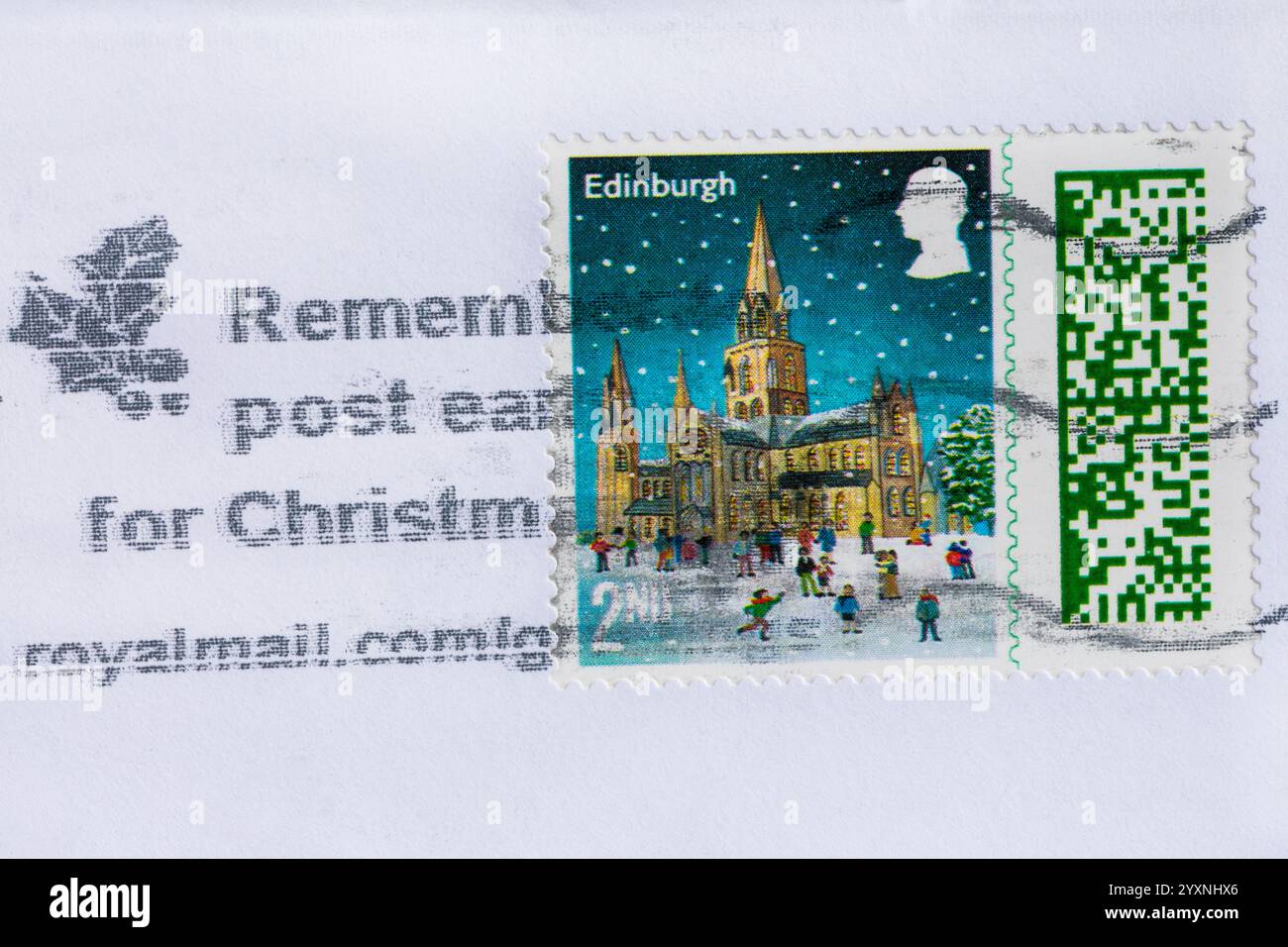 Stamp barcoded royal mail hi-res stock photography and images - Alamy