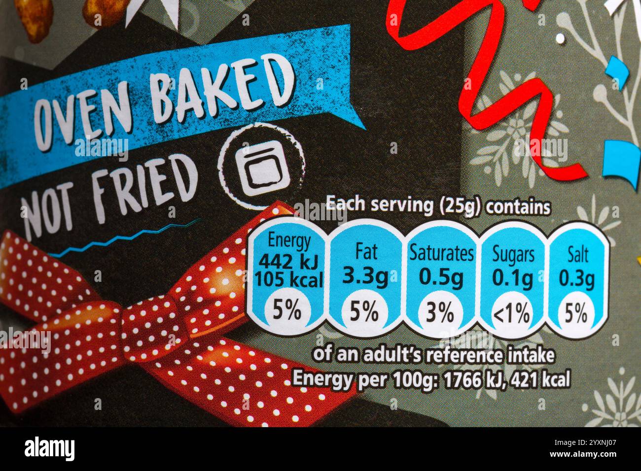 nutritional information oven baked not fried on tub of Jacobs mini ...