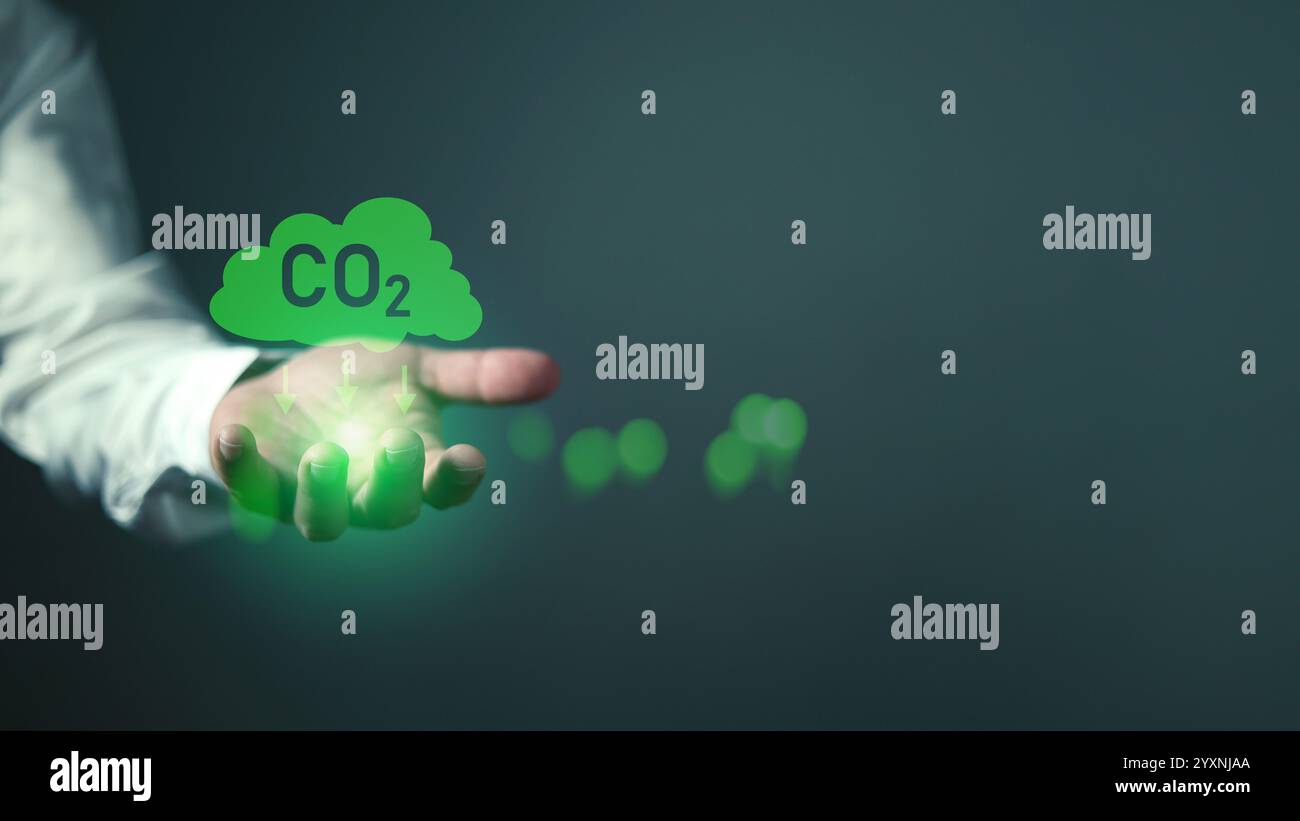 Co2 reduce, Concept of Reduce greenhouse gas emission for climate ...