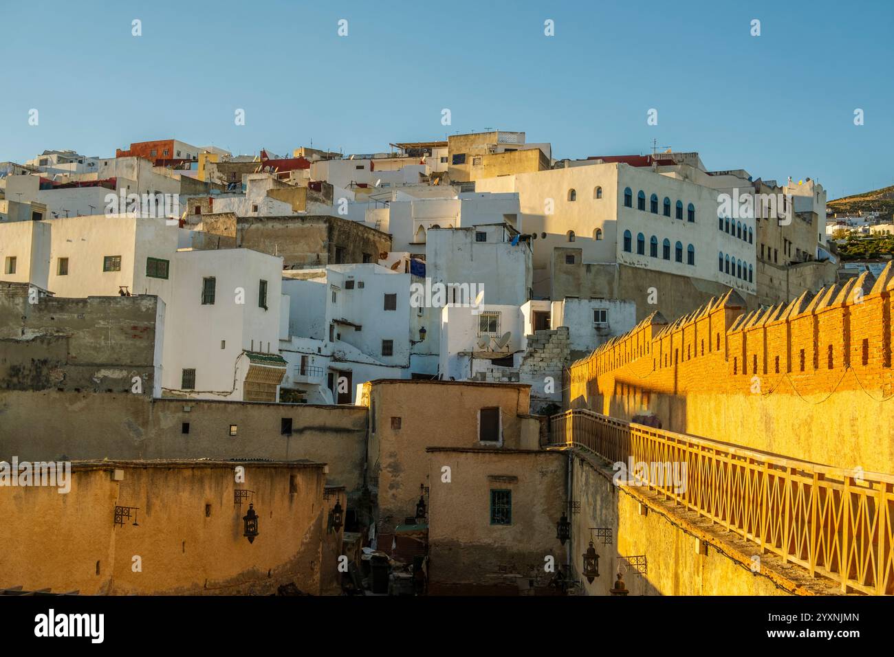 City View of white washed architecture in Tetouan, Morocco , North ...