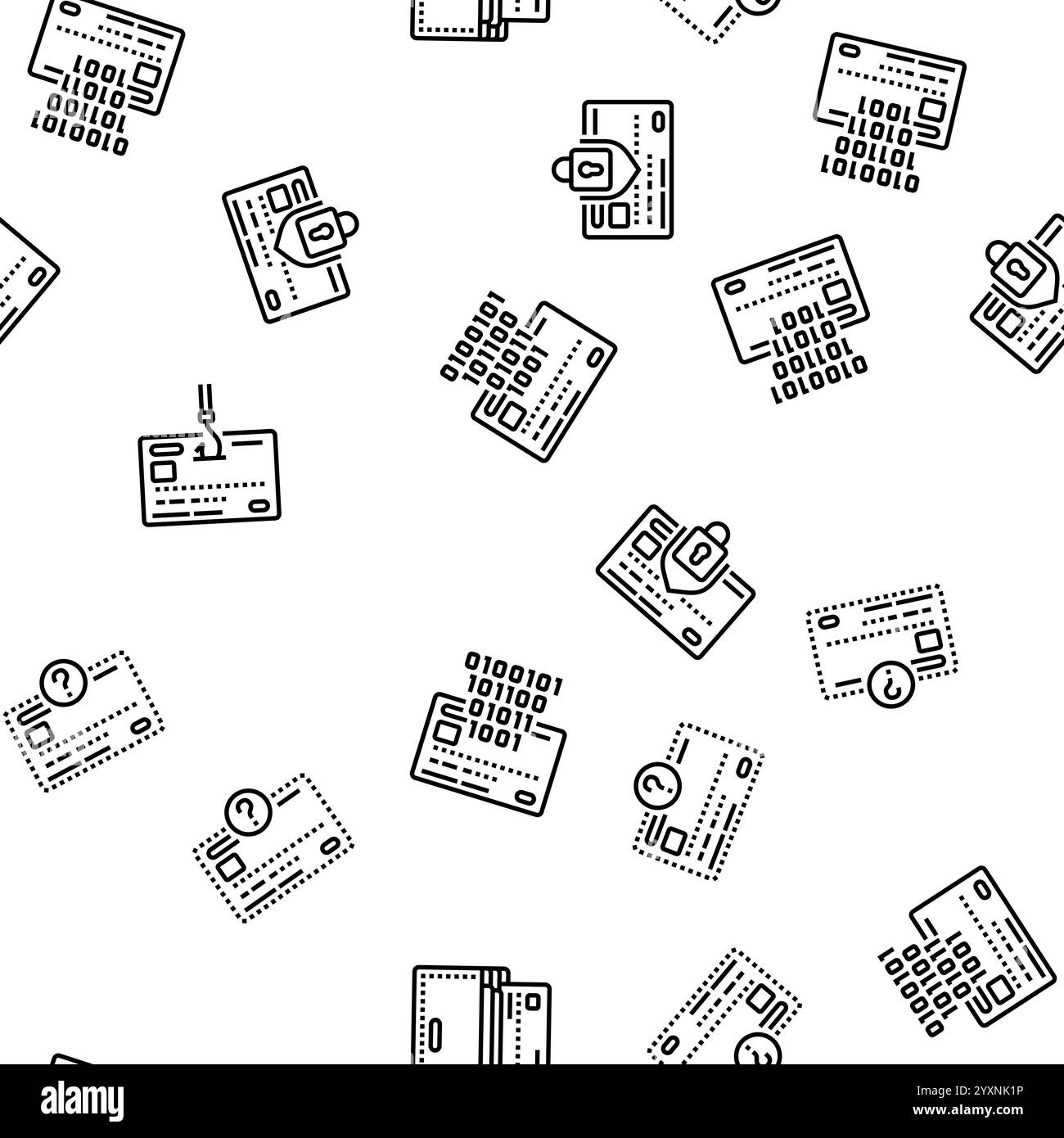 credit card bank payment money seamless pattern vector Stock Vector ...